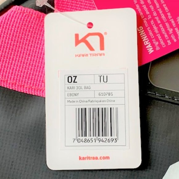 Kari Traa | Bags | Kari Traa Kari 3l Duffle Bag | Poshmark